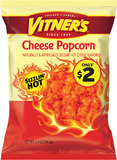 Calories in Popcorn, Cheese, Sizzlin' Hot from Vitner's