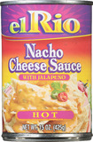 Calories in Nacho Cheese Sauce, Hot from El Rio