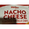 Calories in Nacho Cheese Flavored Tortilla Chips from Meijer