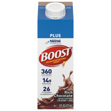 Calories in Balanced Nutritional Drink, Plus, Rich Chocolate from Boost