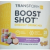 Calories in Sour Candy Flavored Boost Shot Energy Drink Mix from Transform