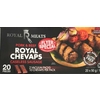 Calories in Royal Chevaps Pork & Beef Caseless Sausage from Royal Meats