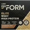 Calories in Chocolate Flavour Elite Whey High Protein Powder from Coles