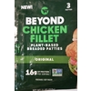 Calories in Chicken Fillet Plant-Based Breaded Patties from Beyond
