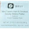 Calories in Mini Tavern Ham & Smoked Gouda Sliders Platter from Publix