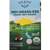 Calories in 100% Grass-Fed Organic Beef Burgers from Verde