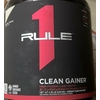 Calories in Clean Gainer High Protein Lean Weight Gain Powder from Rule1