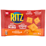 Calories in Crackers, Cheddar Flavoured, Mini from Ritz