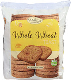 Calories in Toast, Whole Wheat, 4 Packs from Valentina