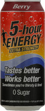 Calories in Energy Drink, Berry, Extra Strength from 5-Hour Energy