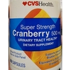 Calories in Cranberry Capsules for Urinary & Bladder Function Support ...