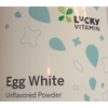 Calories in Egg White Unflavored Powder from Lucky Vitamin