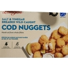 Calories in Salt & Vinegar Breaded Wild Caught Cod Nuggets from Longo's