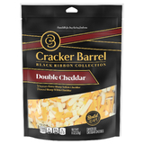 Calories in Shredded Cheese, Double Cheddar, Bold Cut from Cracker ...