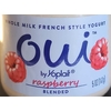 Calories in Raspberry Blended Whole Milk French Style Yogurt from Oui ...
