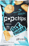 Calories in Popped Potato Snack, Original, Sea Salt & Vinegar from Popchips