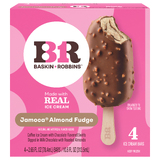 Calories in Ice Cream Bars, Jamoca Almond Fudge from Baskin Robbins Grocery