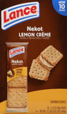 Calories in Sandwich Cookies, Nekot Lemon Creame from Lance