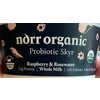 Calories in Raspberry & Rosewater Probiotic Skyr from Norr Organic