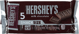 Calories in Bars, Milk Chocolate, Snack Size from Hershey's