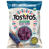 Calories in Organic Blue Corn Tortilla Chips Bonus Bag from Tostitos
