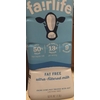 Calories in Milk, Fat Free, Ultra-Filtered from Fairlife